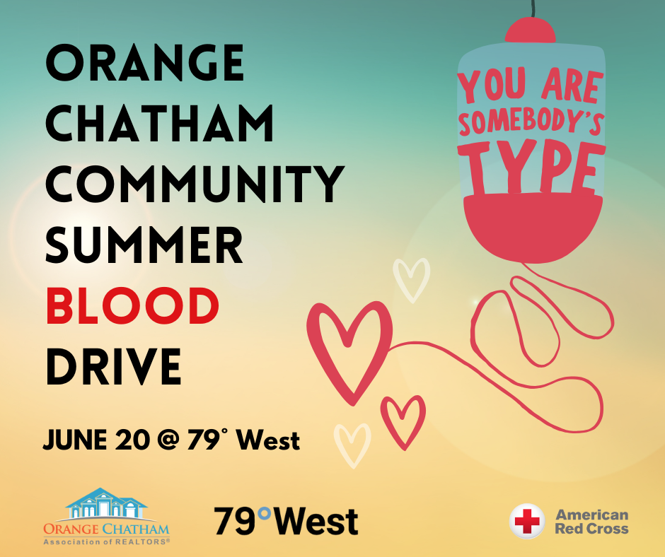Orange Chatham Community Summer Blood Drive - MOSAIC at Chatham Park